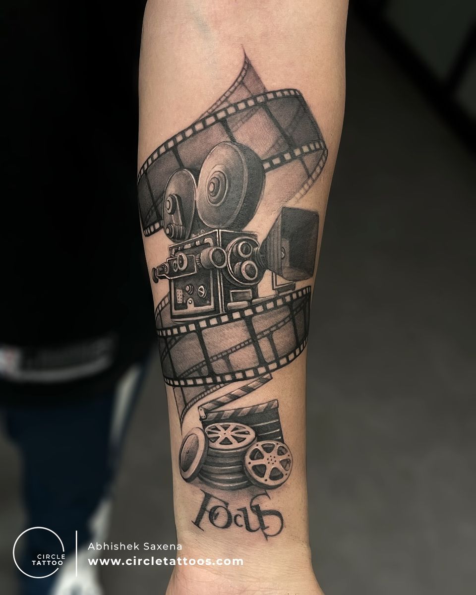 Tattoo uploaded by Circle Tattoo • Cinema Tattoo made by Abhishek ...