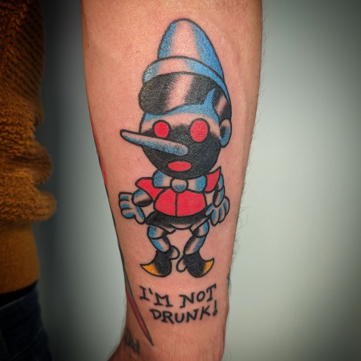Tattoo uploaded by @el.pat.tats • Pinocchio Made at Rye Lanez • Tattoodo