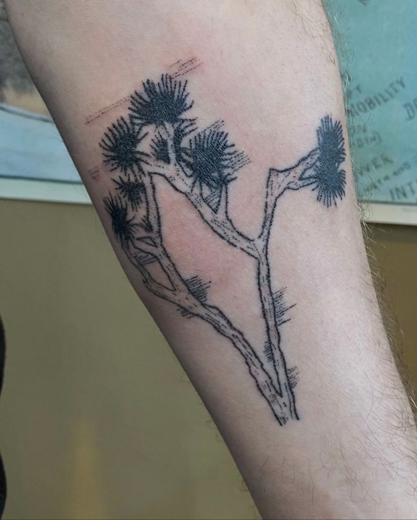 Hand-poked Tree Branch Tattoo • Tattoodo
