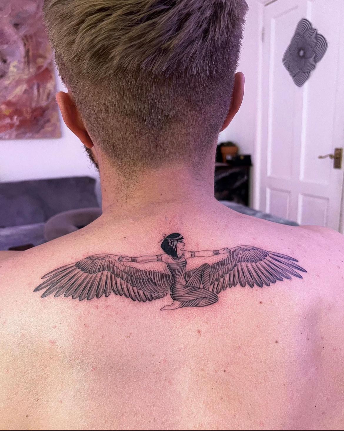 Fine Line Egyptian Isis Tattoo • Tattoodo