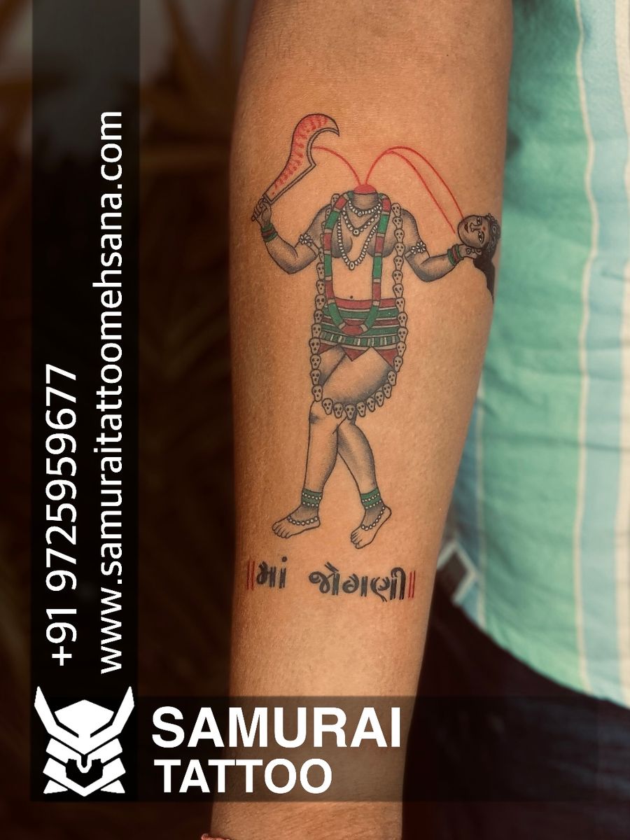 Tattoo uploaded by Vipul Chaudhary • Jogni maa tattoo |Jogni tattoo ...