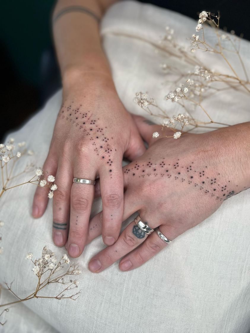 Hand Constellation • Tattoodo