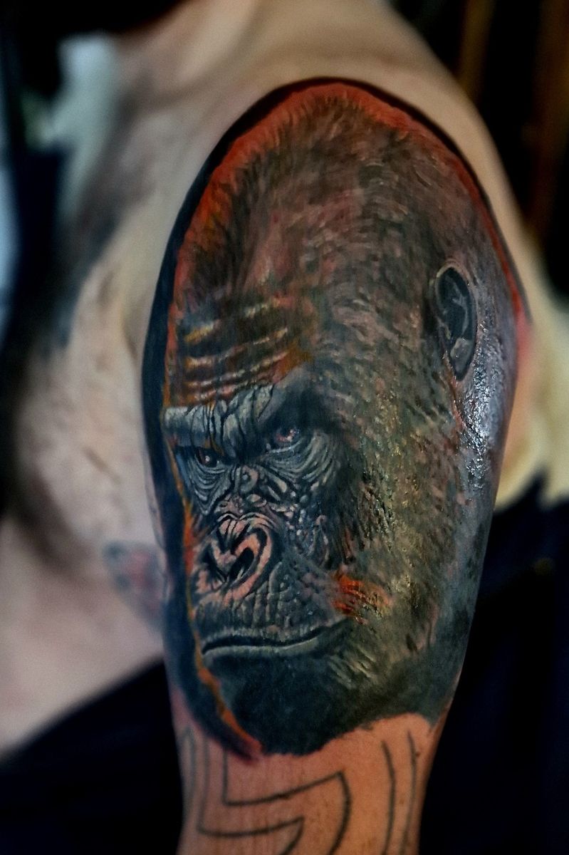 Tattoo uploaded by Neil Gorman • Start of a cover up sleeve by Neil ...