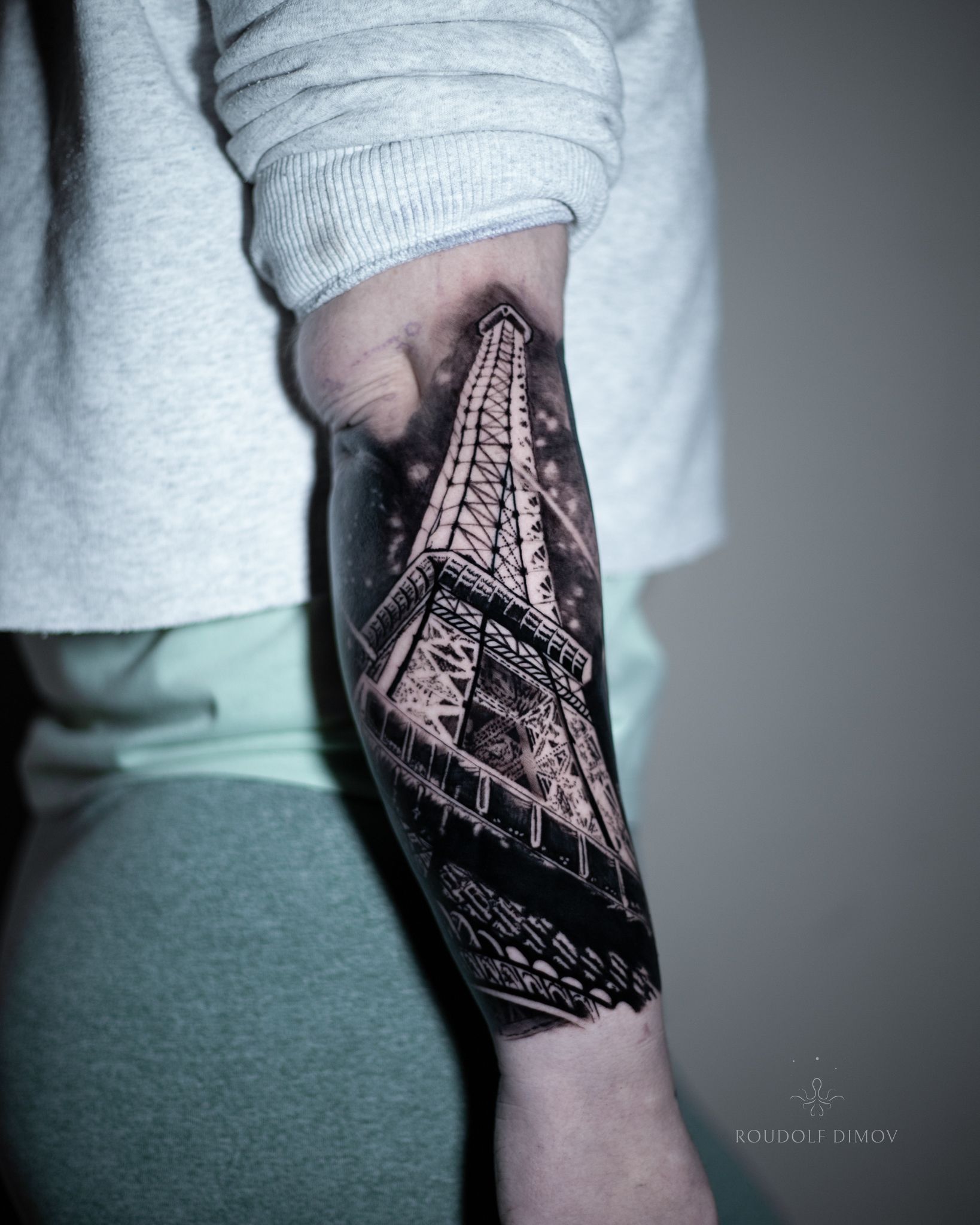 Eiffel Tower Tattoo Wrist