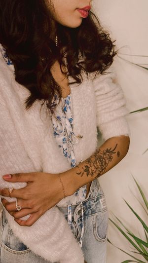 Tattoo uploaded by Milky Blue • HEALED 1 year | fine line peony and ...