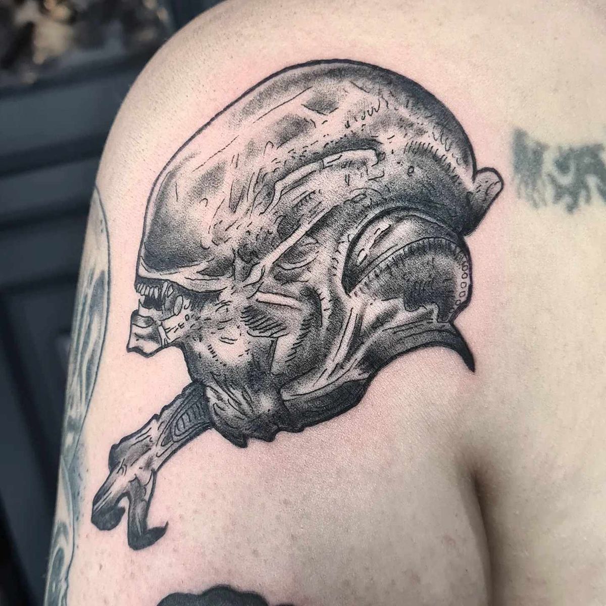 Tattoo uploaded by Abby Phillips • Alien tattoo, I had so much fun ...