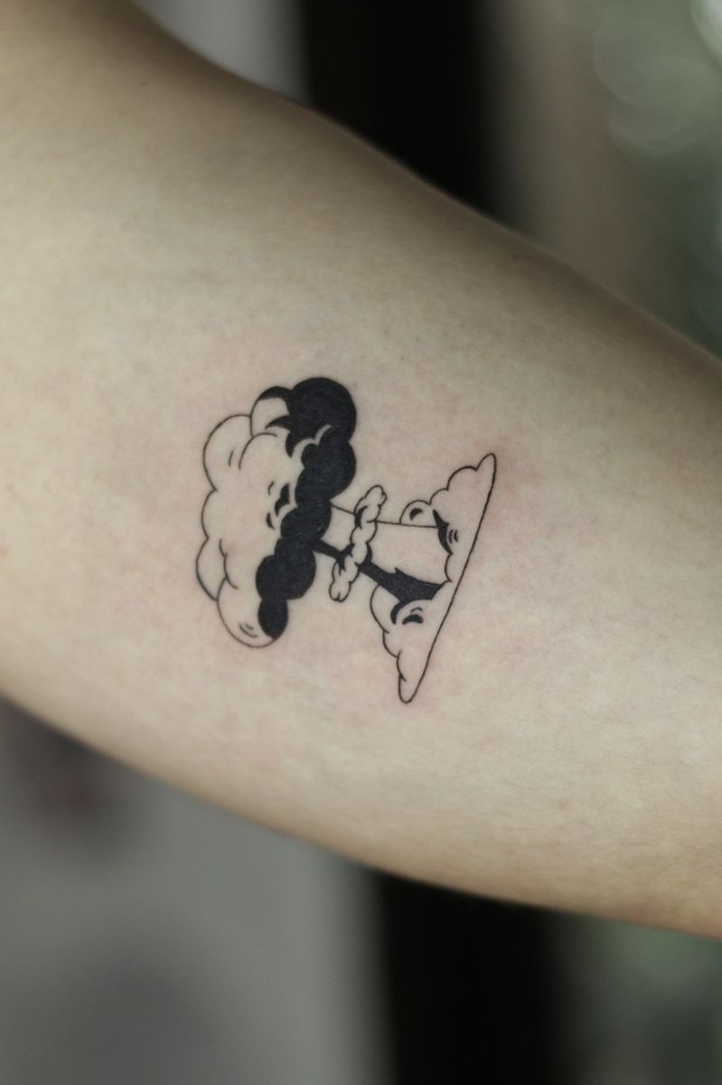 Tattoo uploaded by Nomoreinktattoo • Nuclear Explosion Tattoo by Poon ...