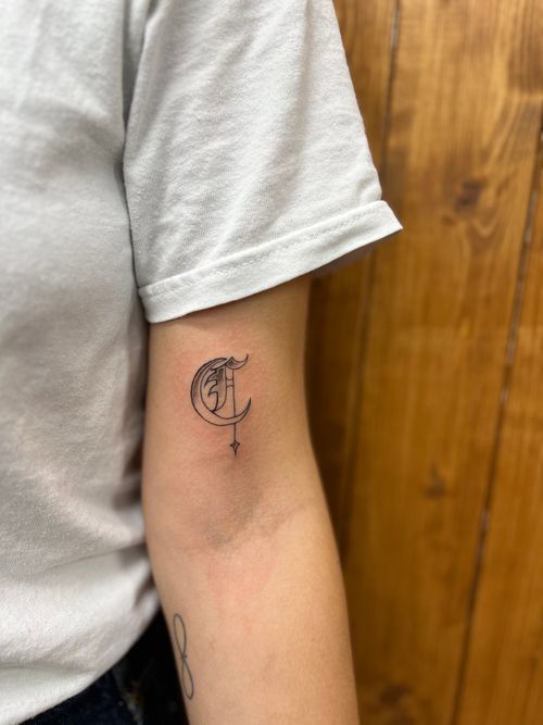 Elegant Fine Line Lettering Tattoo • Tattoodo