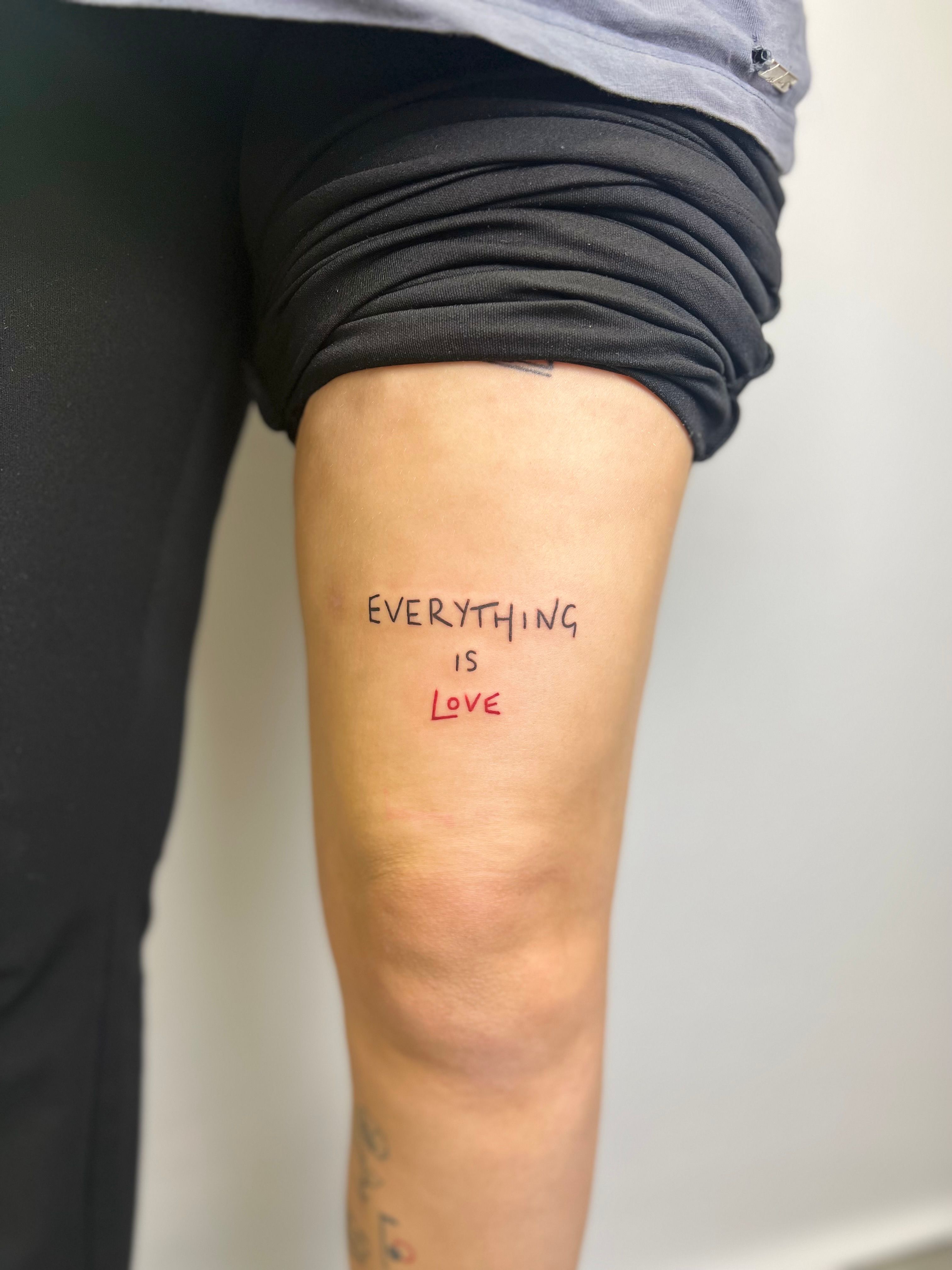 Elegant Small Lettering Tattoo • Tattoodo