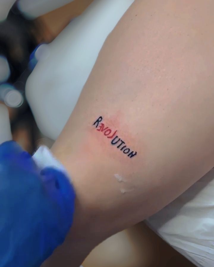 Elegant Small Lettering by Larisa Andreea • Tattoodo