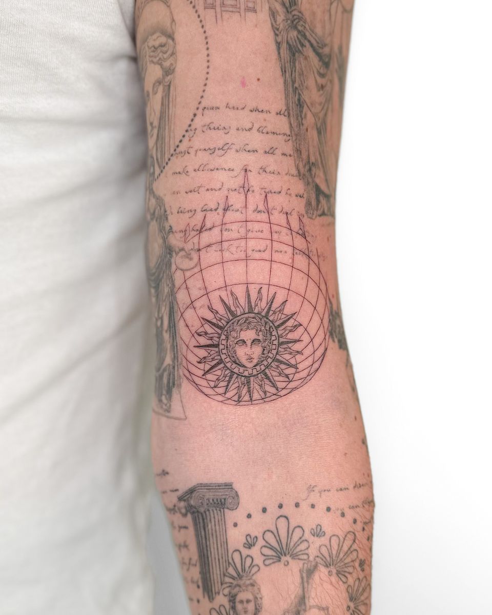 Geometric Fine Line Tattoo by Bradley Mollett • Tattoo uploaded by ...