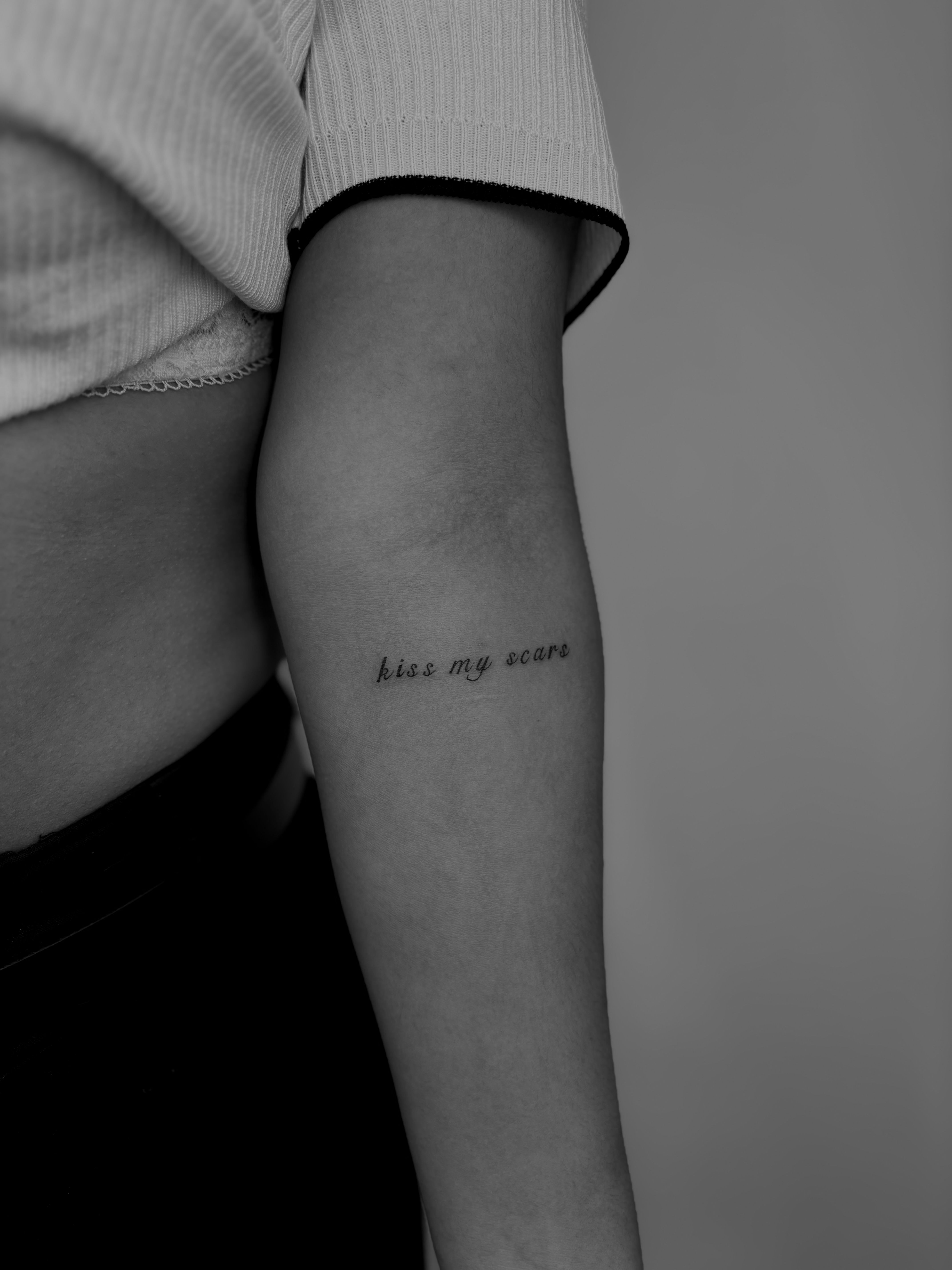 Ruth Hall's Delicate Fine Line Tattoo • Tattoodo