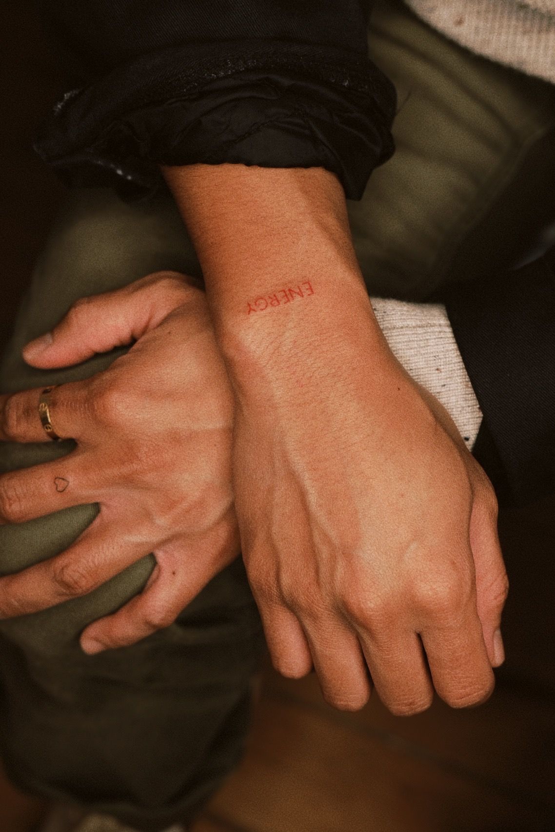 Minimalistic Hand-Poked Lettering by Anna • Tattoodo