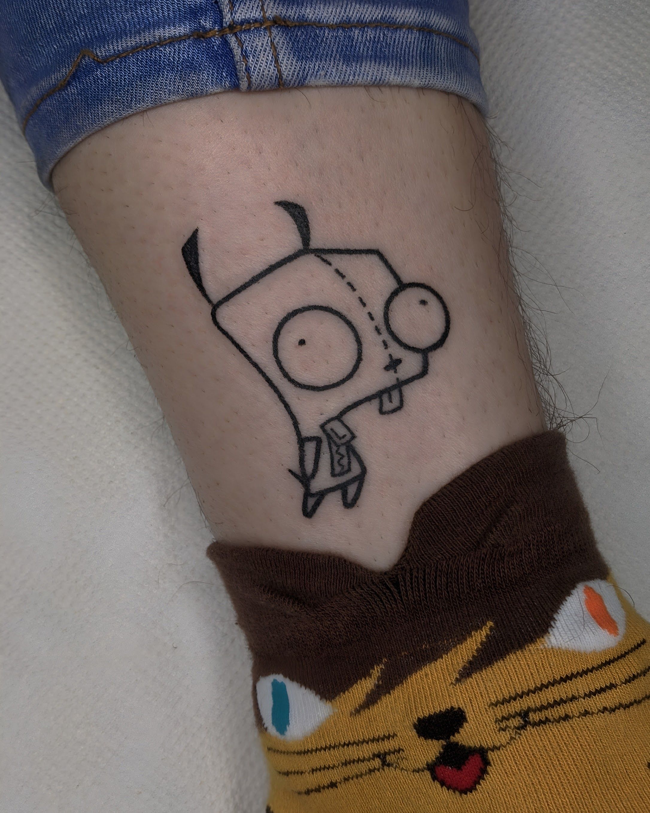 Gir from Invader Zim Tattoo • Tattoodo