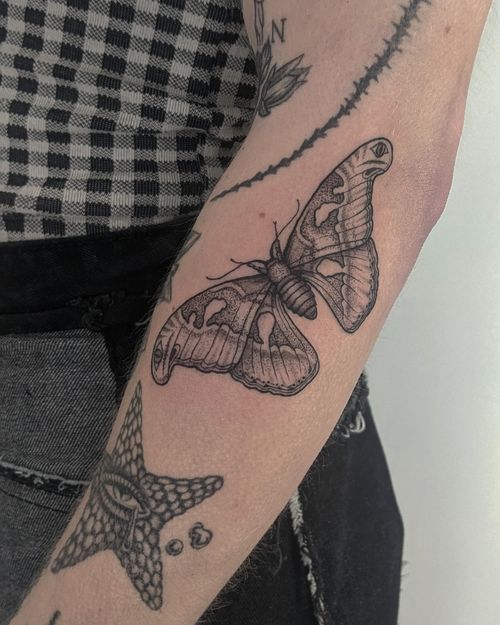 Dotwork Butterfly by Alien Ink • Tattoodo