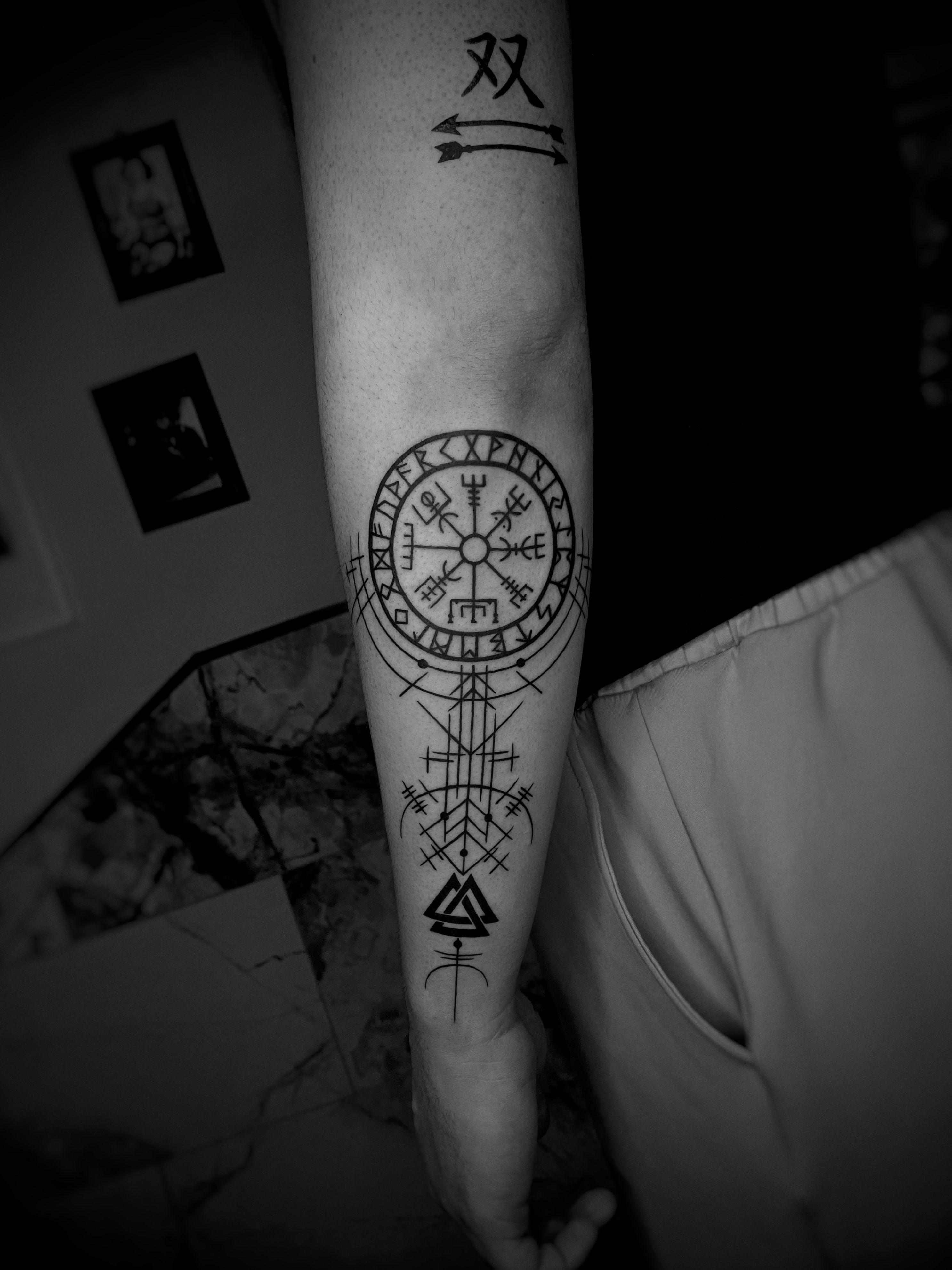 Norse Mythology Symbols Tattoos 4,100+ Viking Tattoo Symbols Stock