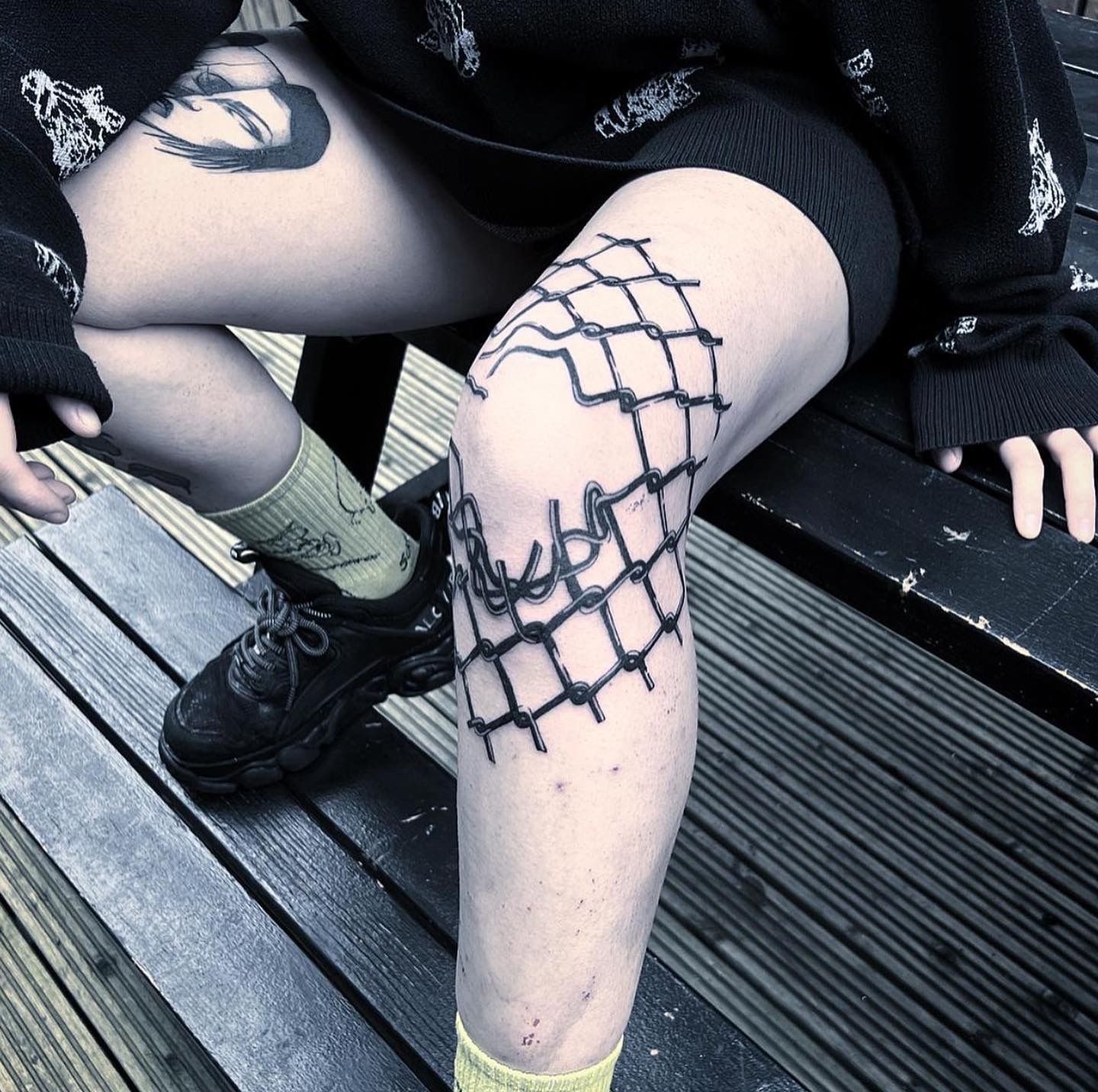 Chain Fence Tattoo • Tattoodo