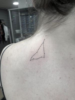 Tattoo uploaded by Luigi • Dot style heart and star, fine line tattoo ...