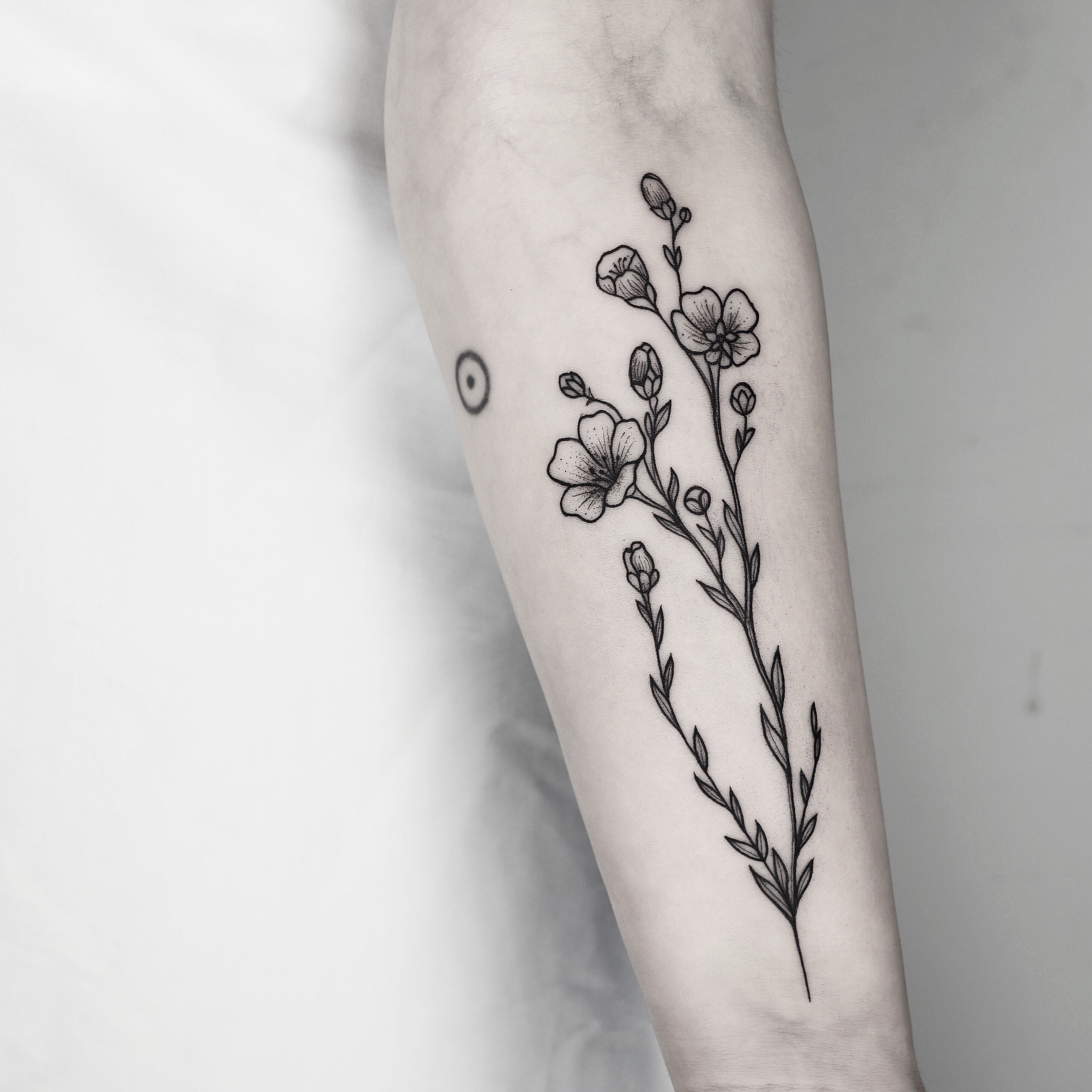 Floral Branch Tattoo • Tattoodo