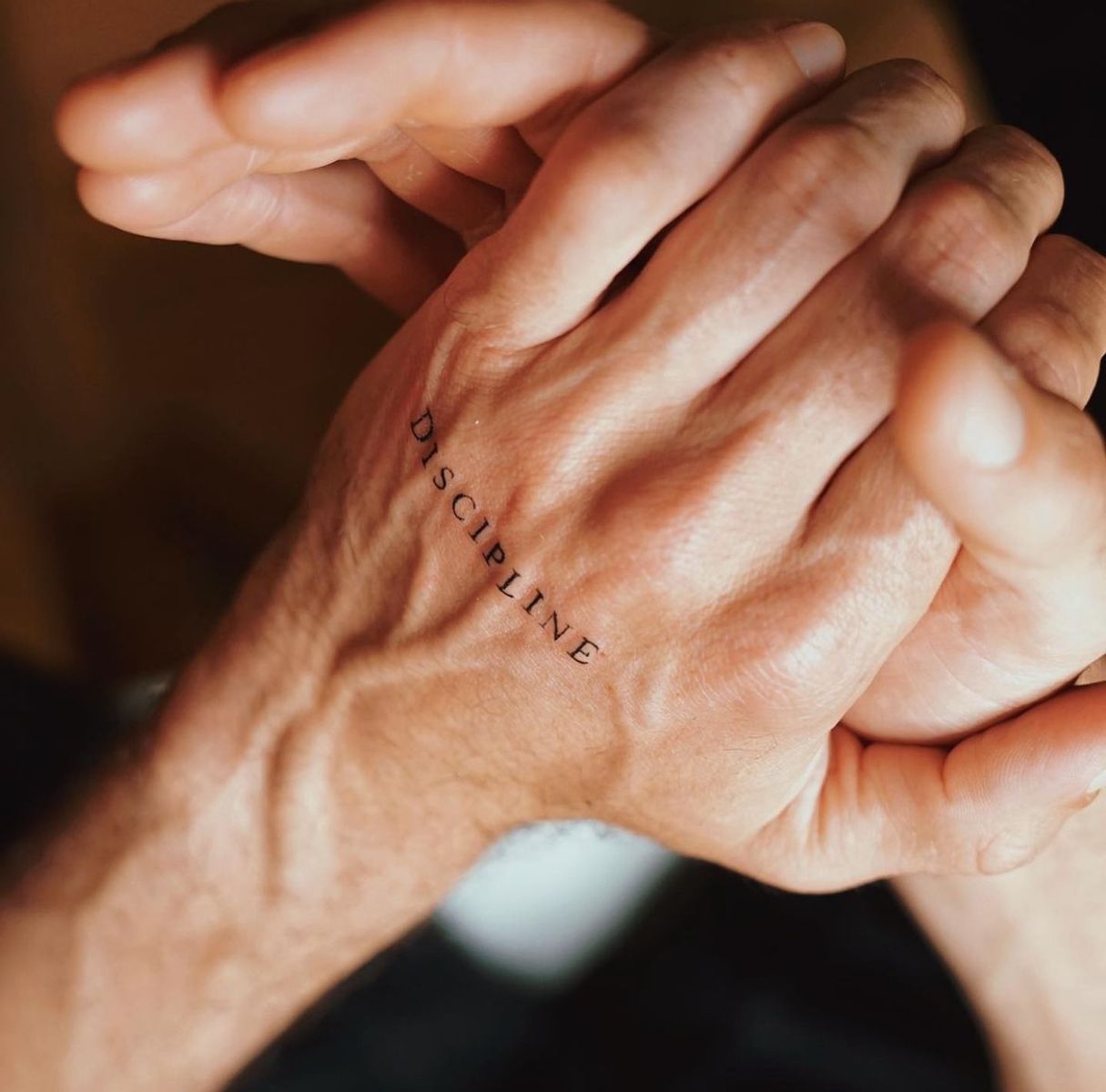 Tattoo uploaded by Anna • Elegant small lettering tattoo artfully ...