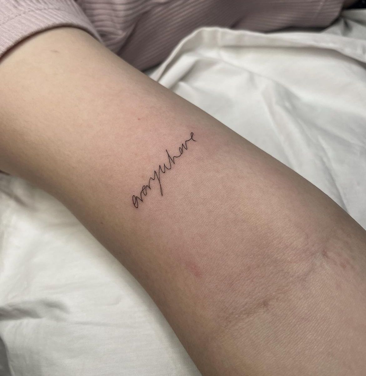 Delicate Script by Amelia • Tattoodo