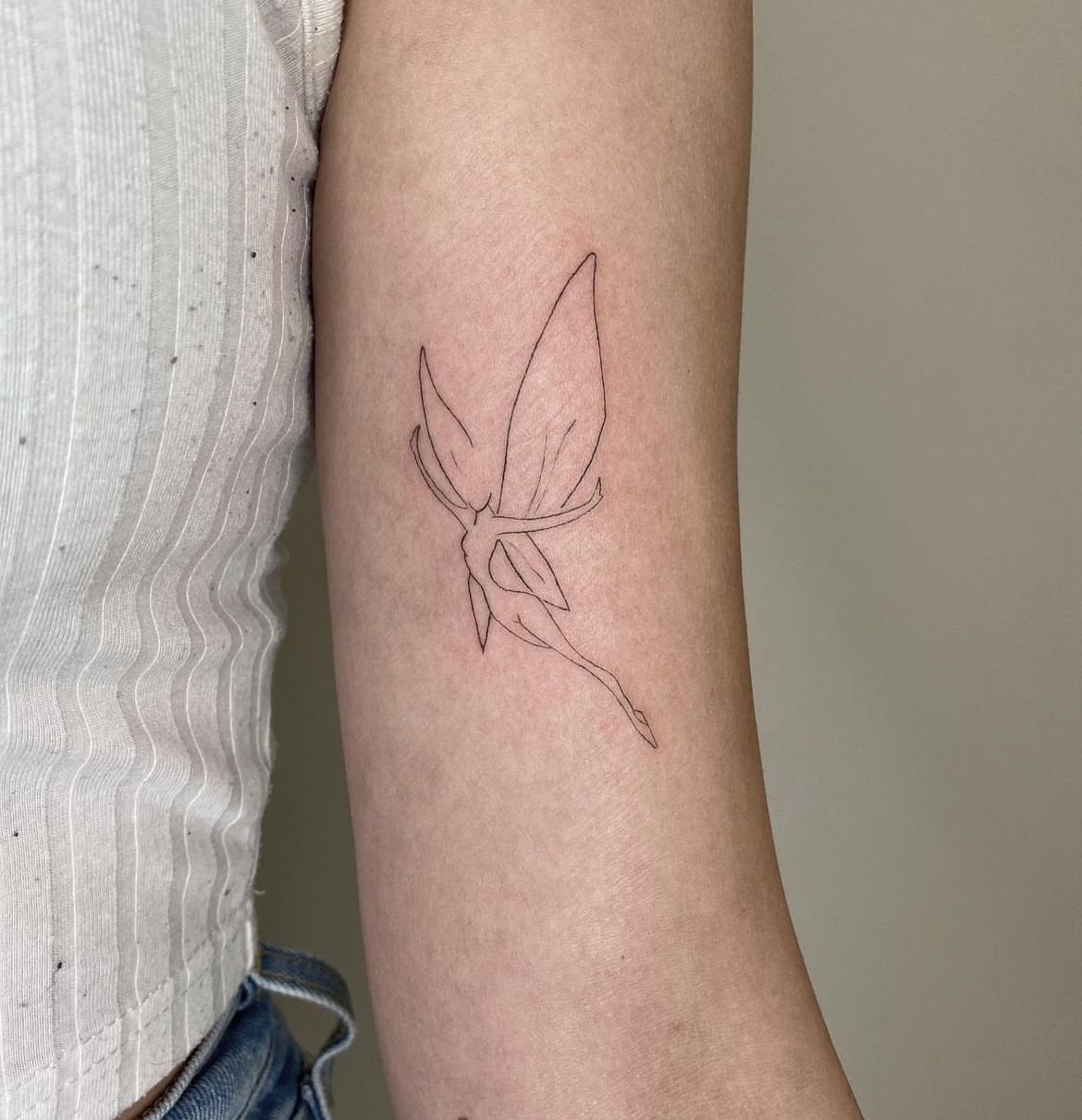 Fairy silhouette tattoo • Tattoodo