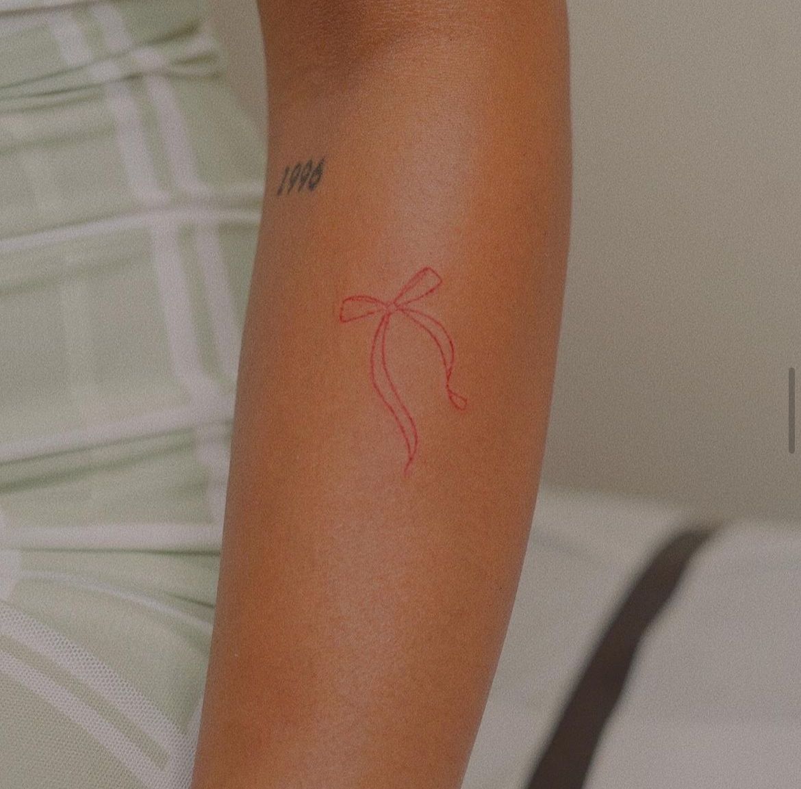 Red ribbon tattoo • Tattoodo