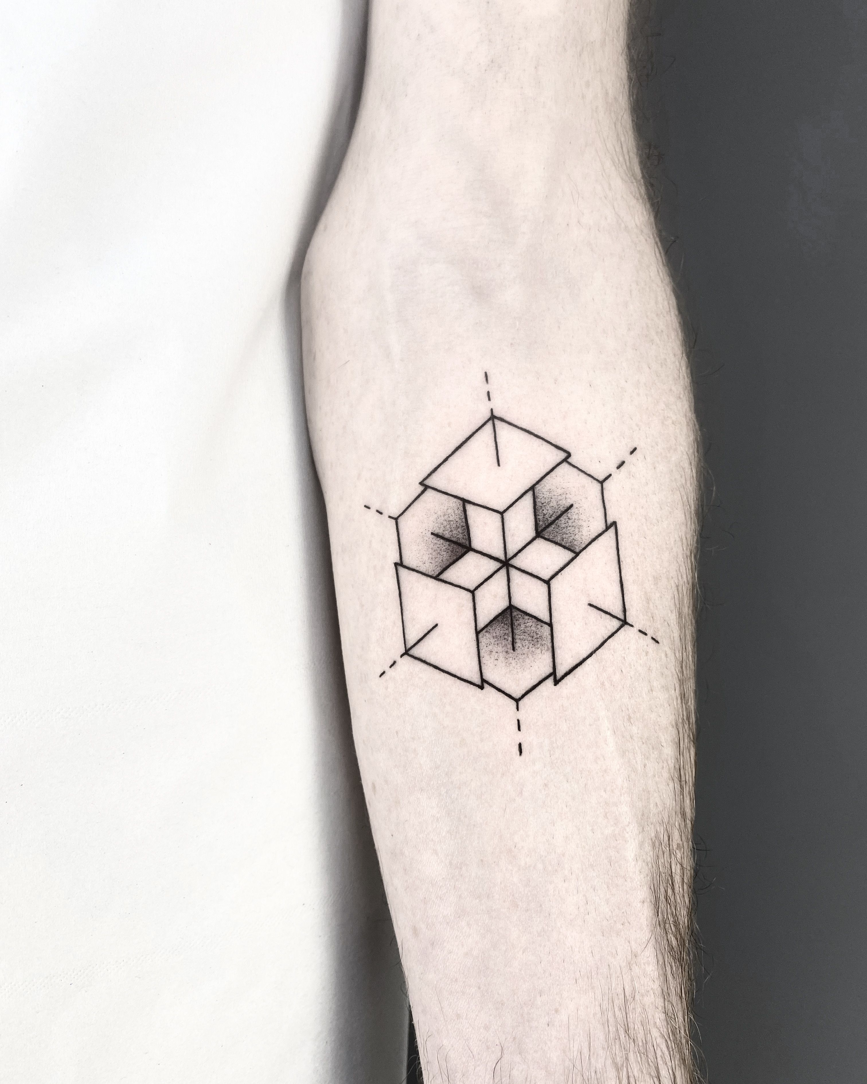 3D Cube • Tattoodo