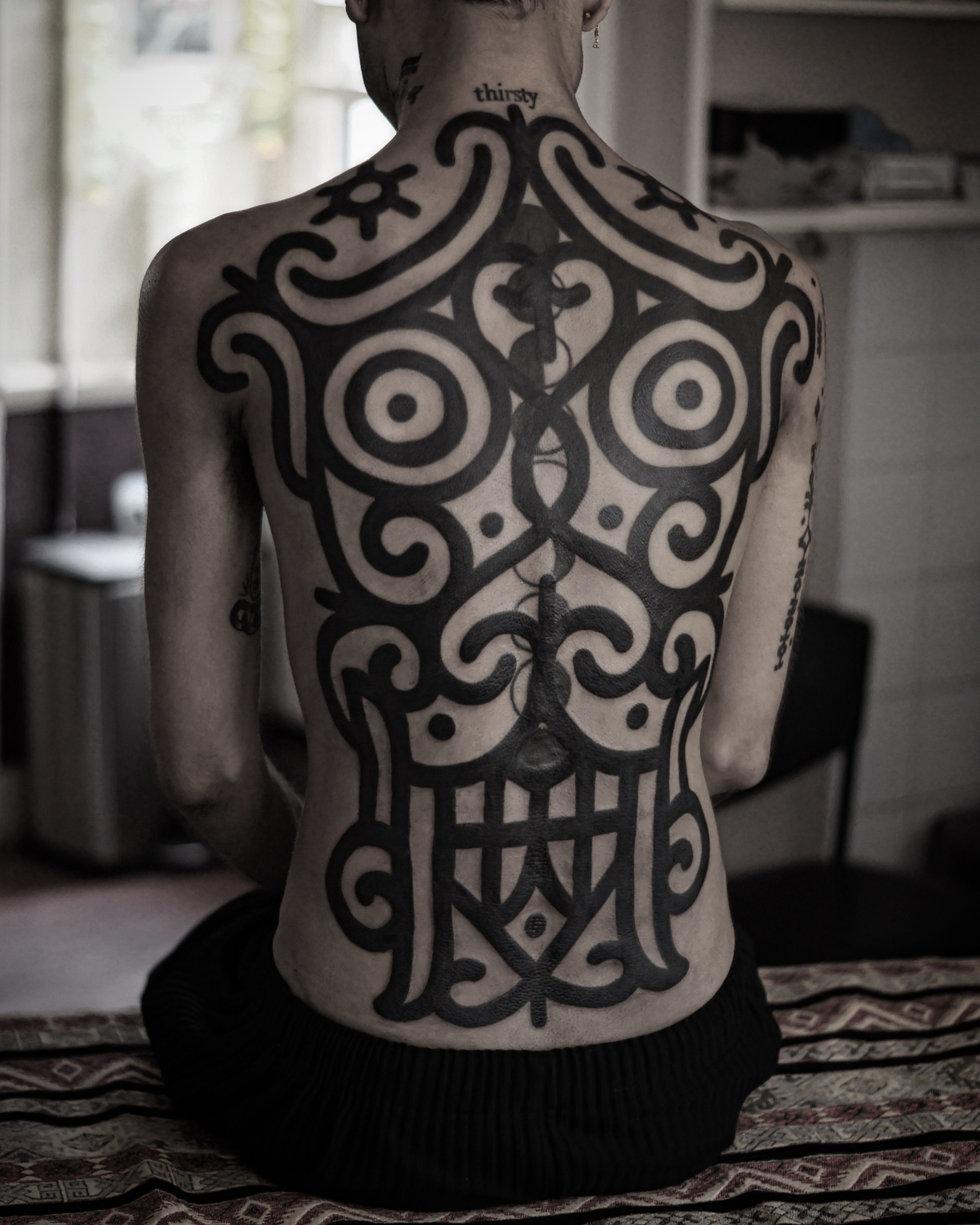 Intricate Blackwork Blastover Tattoo • Tattoodo