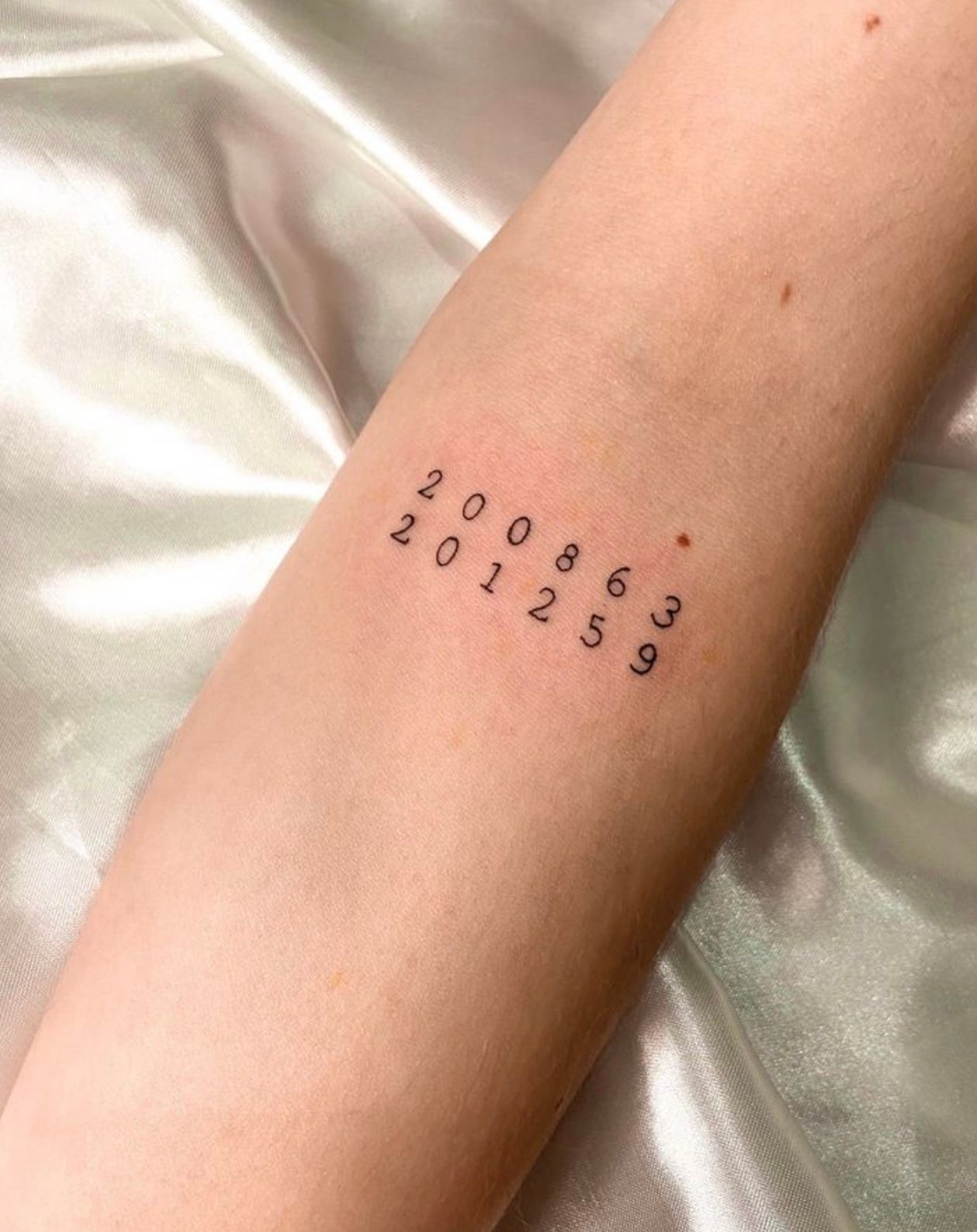 Number Tattoo • Tattoodo