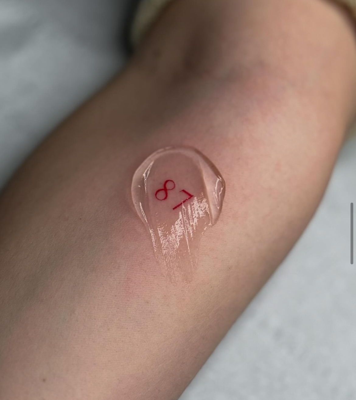 Minimalist Number Tattoo by Meg • Tattoodo