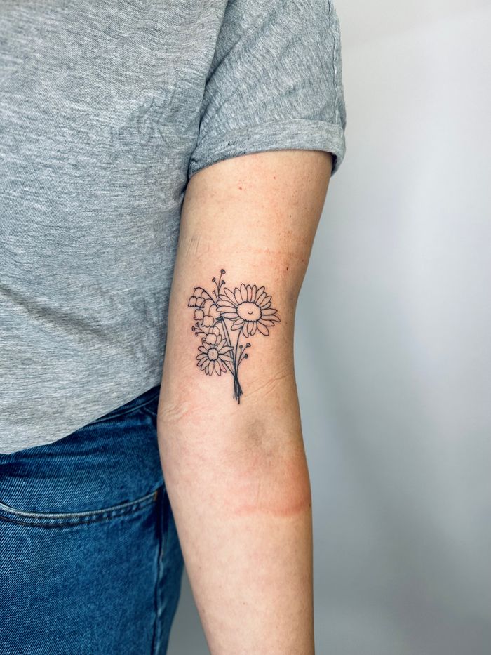 Floral Bouquet Tattoo • Tattoodo