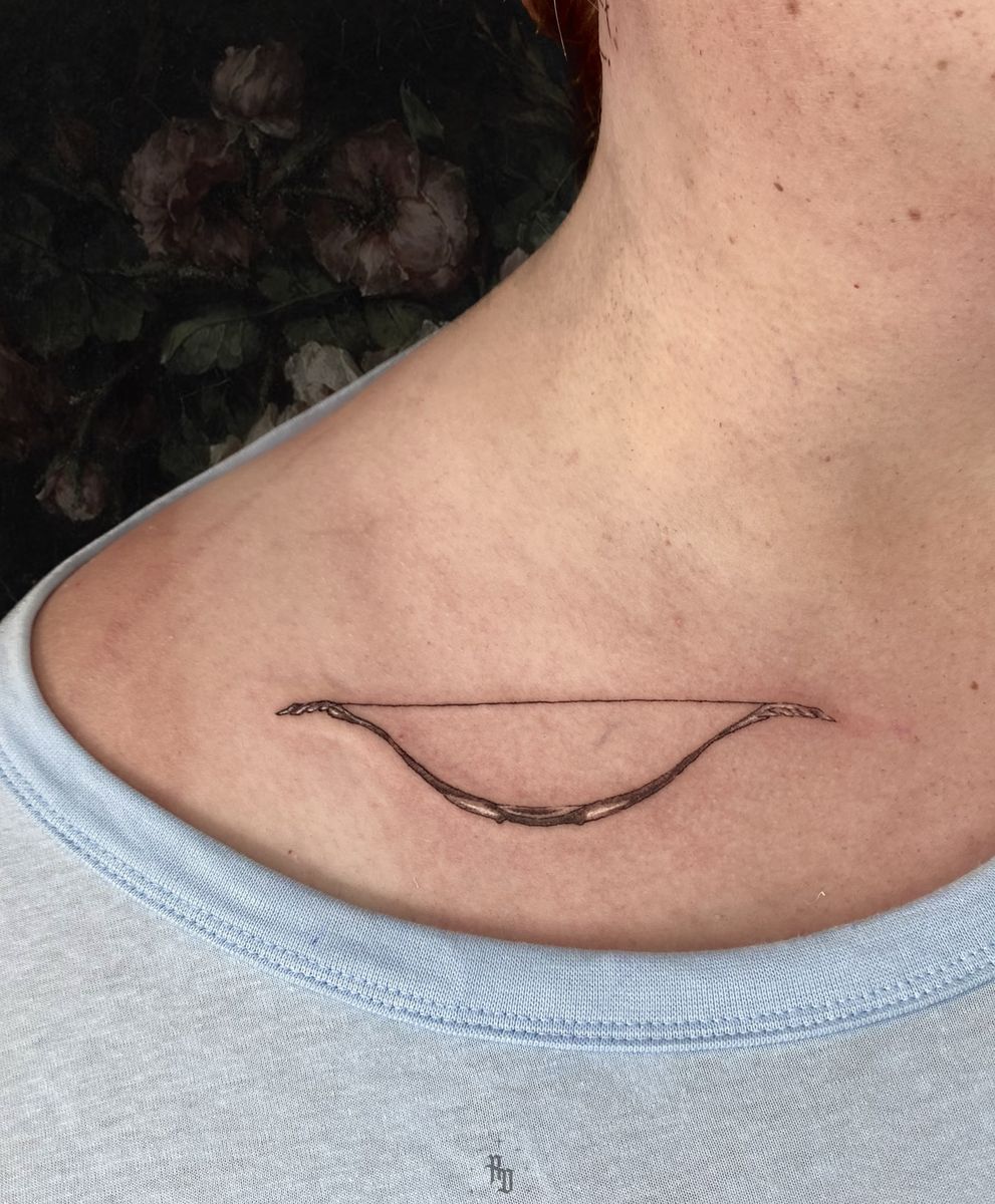 Tattoo uploaded by Rose Daniel • Legolas’ bow from Lord of the Rings ...
