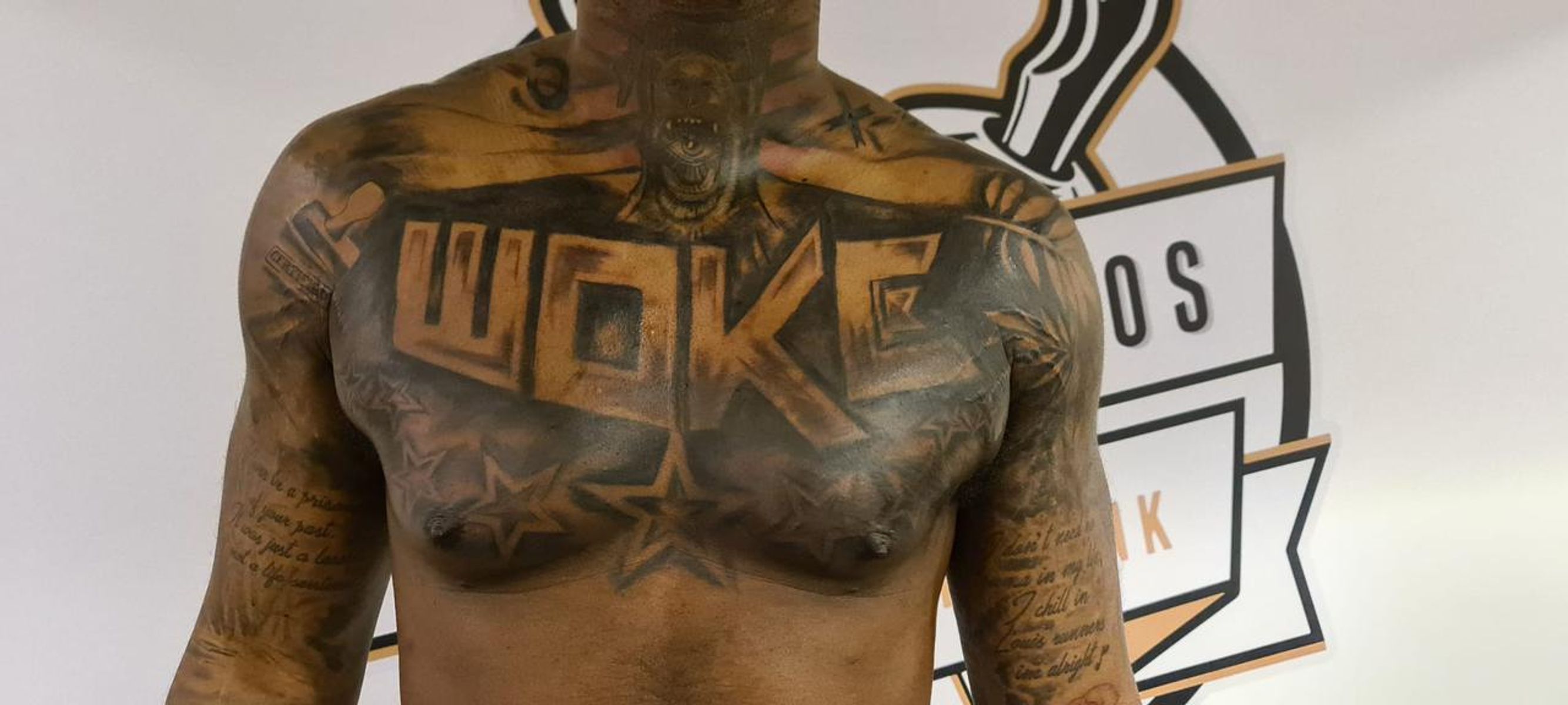 Tattoo uploaded by Epic Tattoos Guildford • Chest Peice on dark skin ...