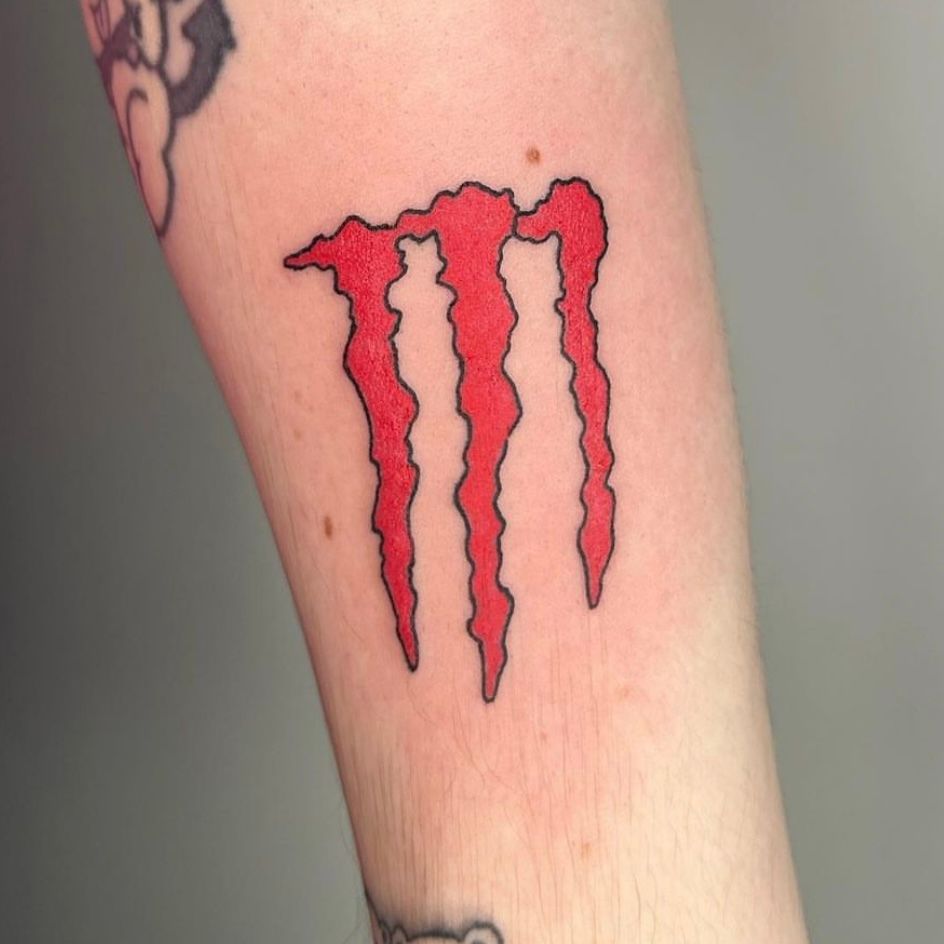Red Monster Energy Logos