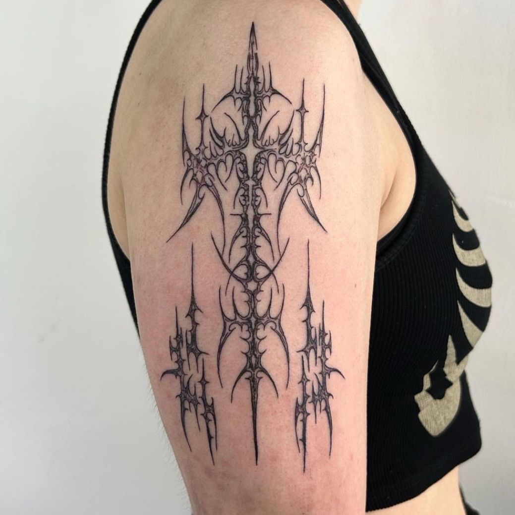 Cyber Sigil Tribal Tattoo • Tattoodo