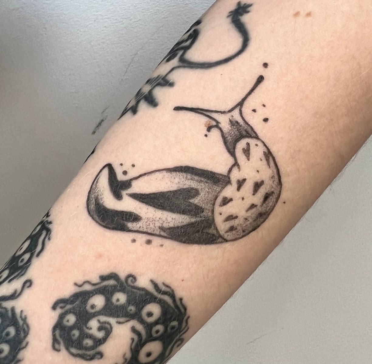 Tattoo uploaded by Lenny Cloud • Healed heart slug illustrative • Tattoodo