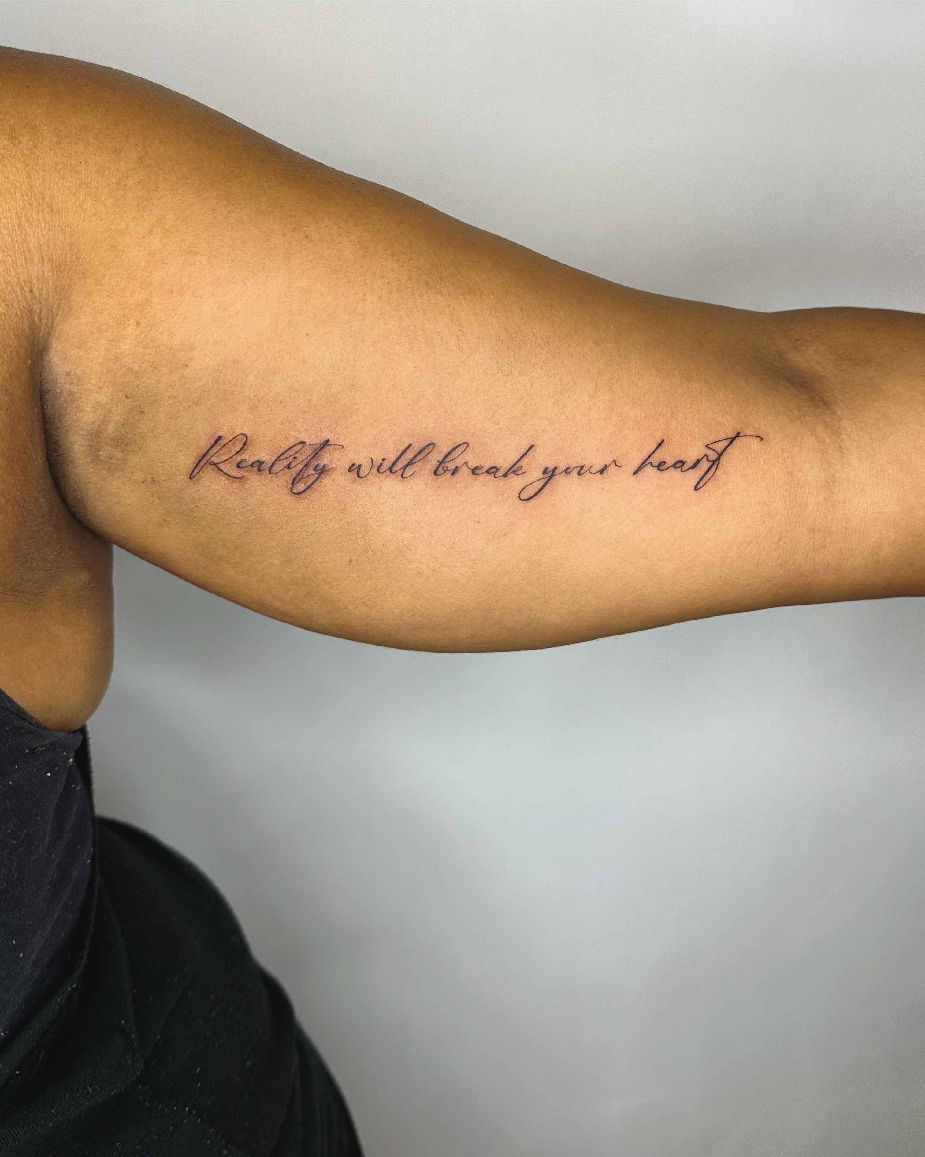 Minimalist Small Lettering Tattoo • Tattoodo