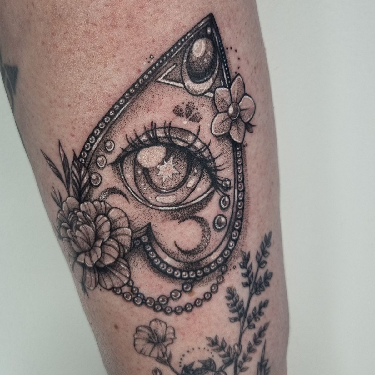 Tattoo uploaded by Belle Tannahill • Fineline witchy blackwork • Tattoodo