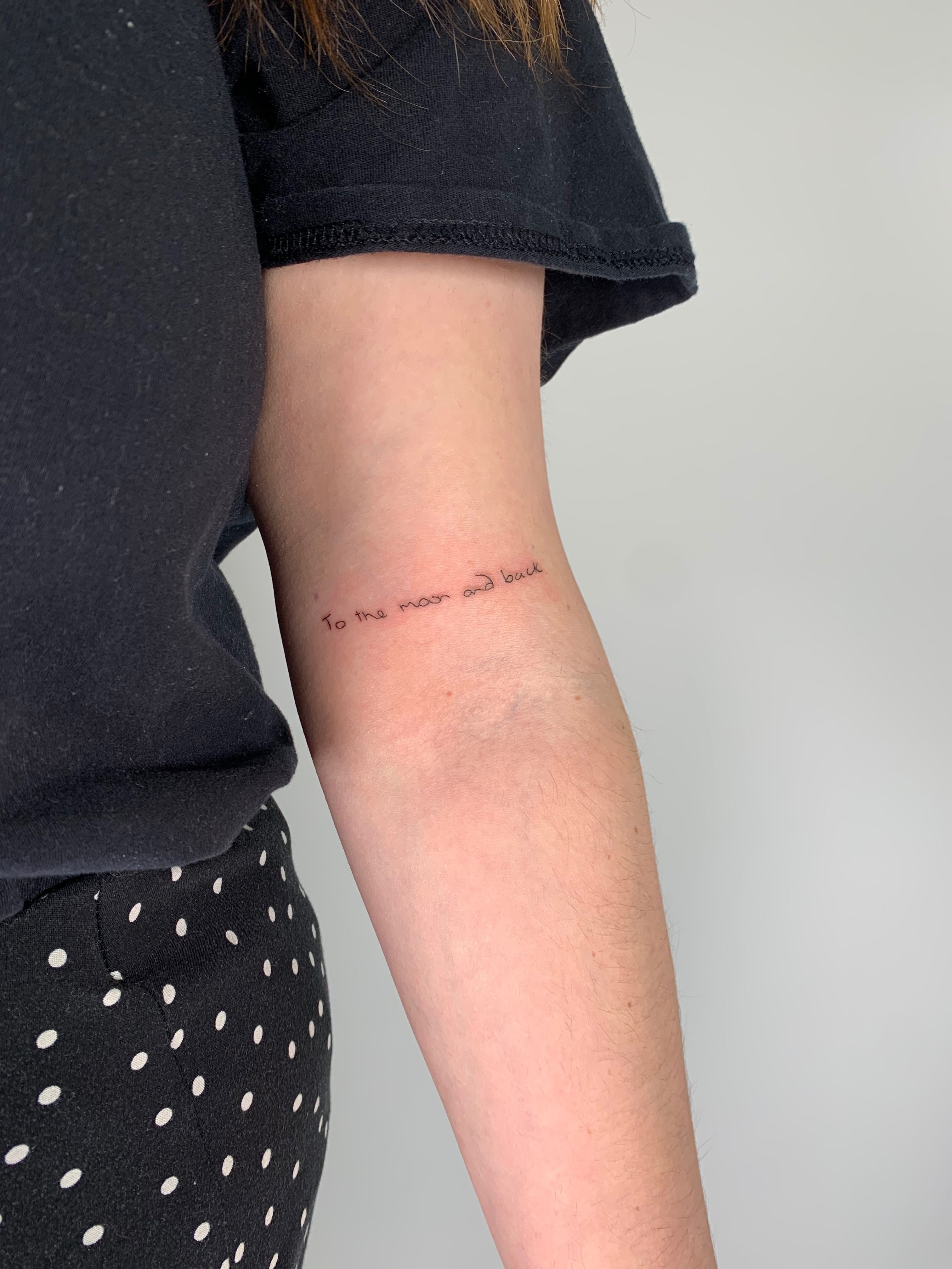 Script Tattoo • Tattoodo