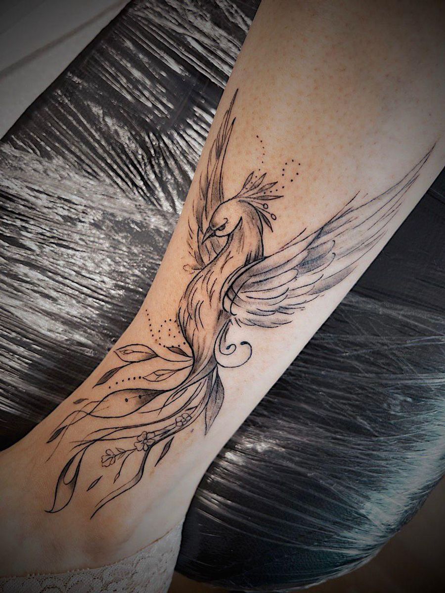 Tattoo uploaded by Epic Tattoos Guildford • Phoenix • Tattoodo