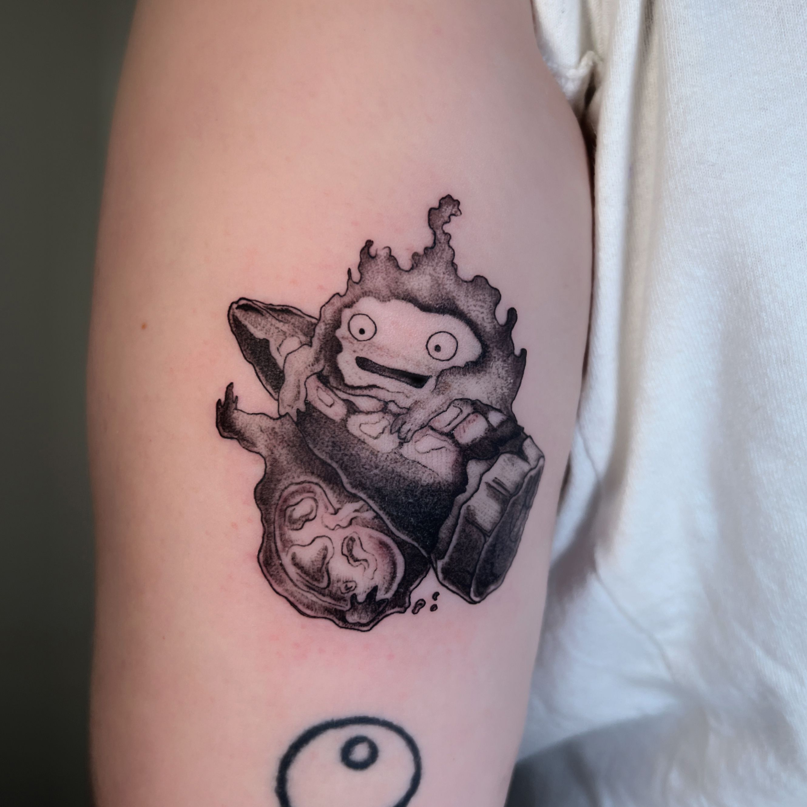 Studioghibli Calcifer Tattoo by Cristina • Tattoodo