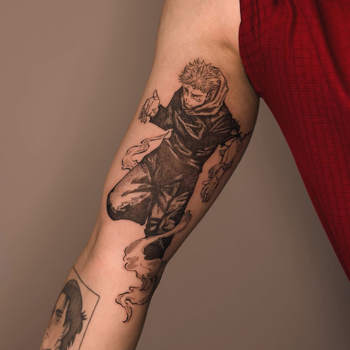 Tattoo uploaded by Takko San • Yuji Itadori from Jujutsu Kaisen • Tattoodo