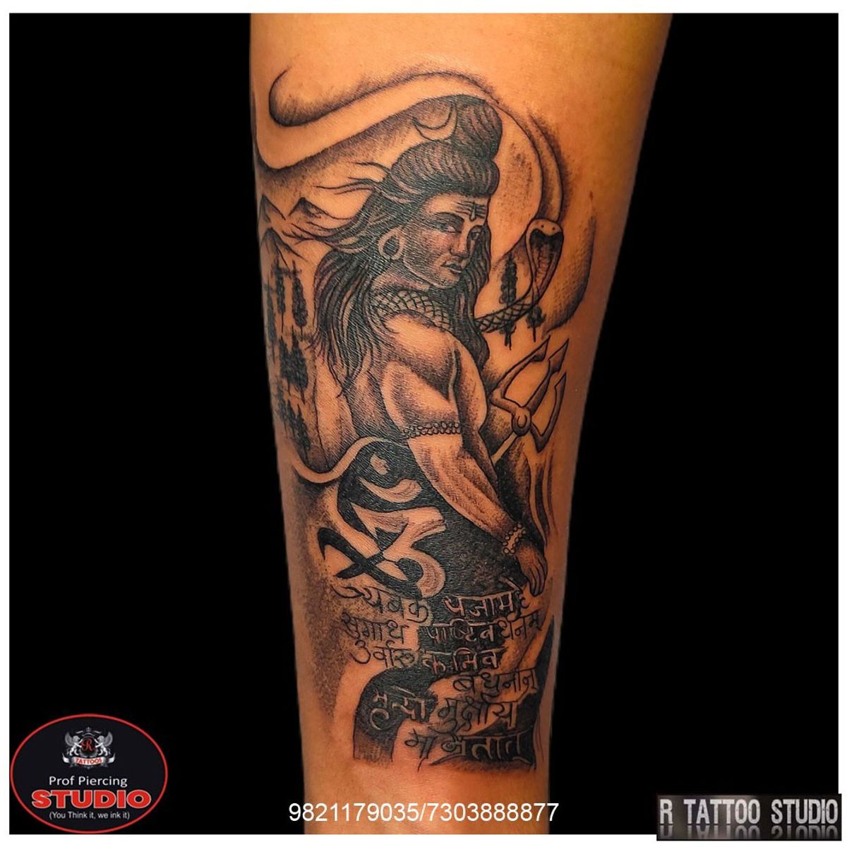 Tattoo uploaded by Rtattoo studio • Lord Shiva with Maha Mrityunjaya ...