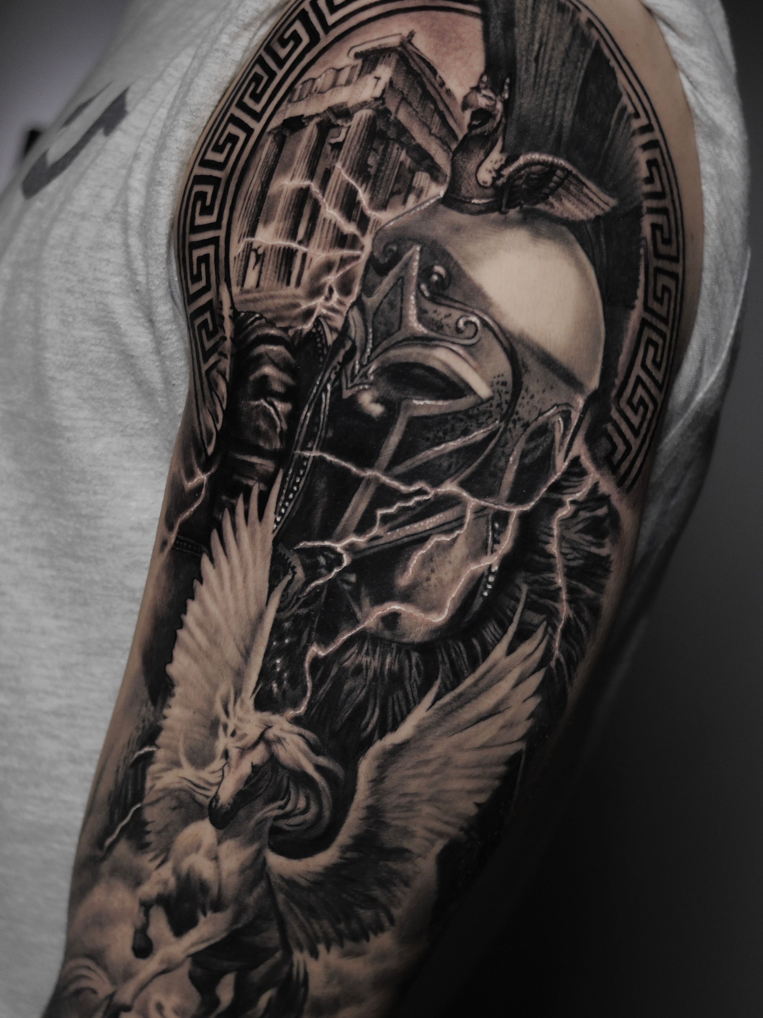 Greek Mythology Scene • Tattoodo