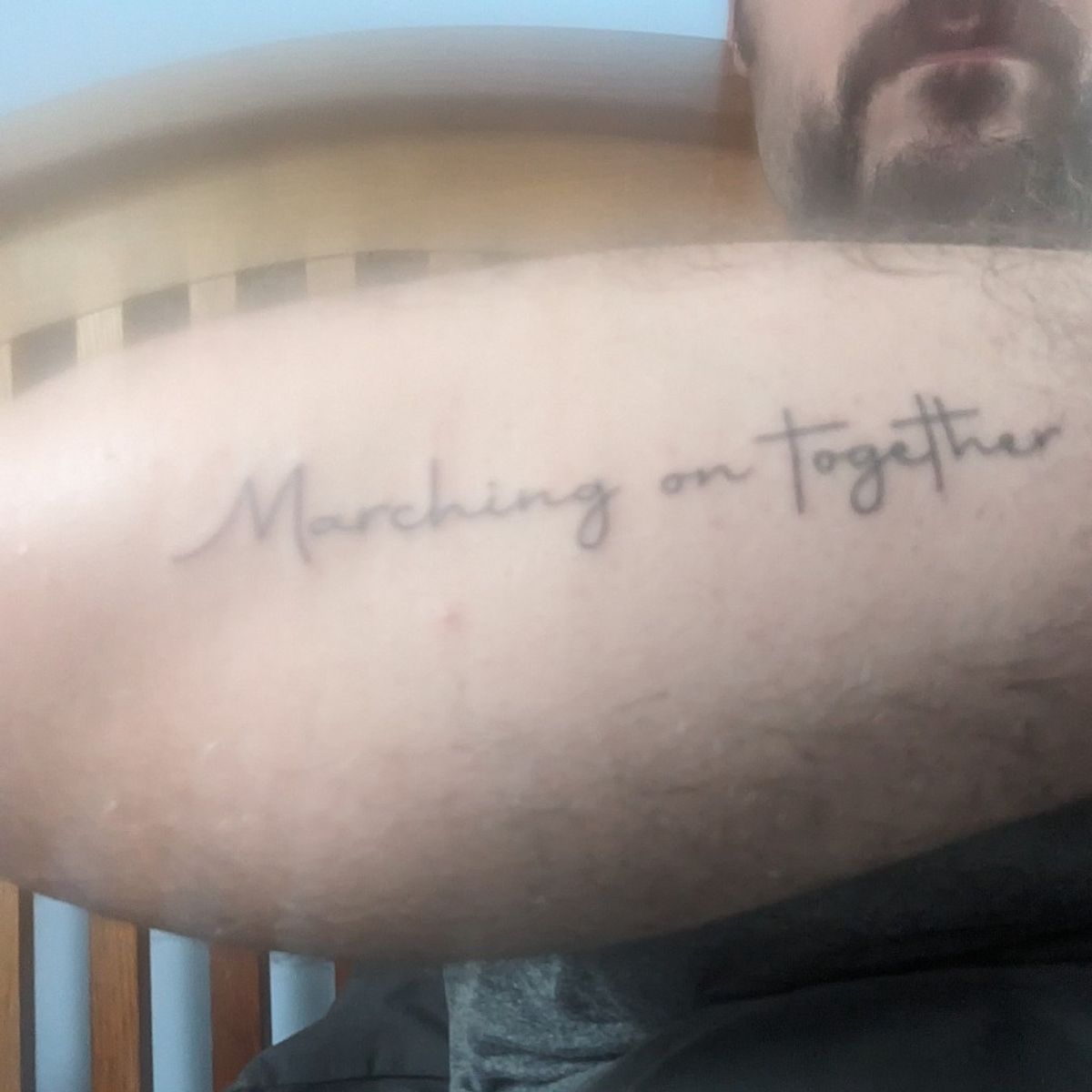 Tattoo uploaded by Richard Harris • Marching on Together by Amelia @ The London Social 14/5/24 £ ...