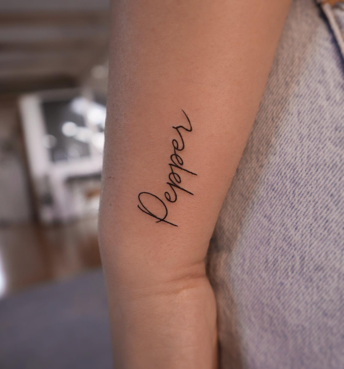 Delicate Script • Tattoodo