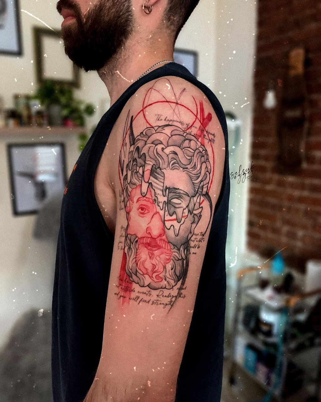 Split Face Tattoo • Tattoodo