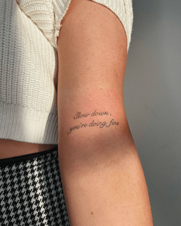 Script Tattoo • Tattoodo