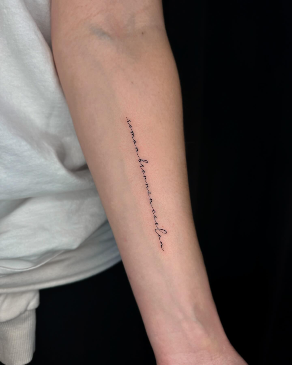 Script Tattoo • Tattoodo